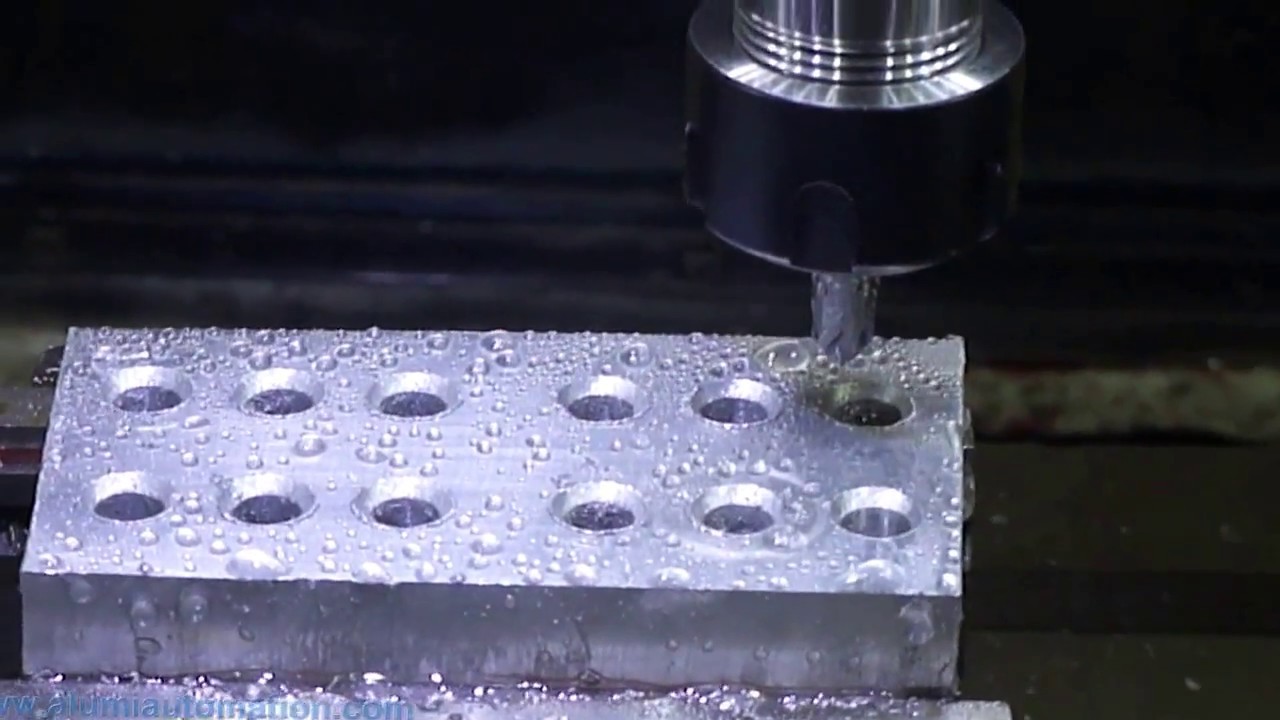Nisaro CNC Tapping Demonstration On Aluminum - YouTube