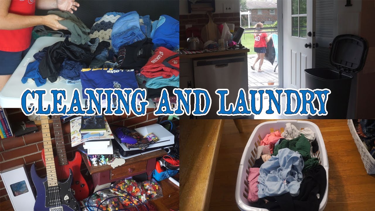 *NEW* CLEANING AND LAUNDRY MOTIVATION | 4 LOADS OF LAUNDRY - YouTube