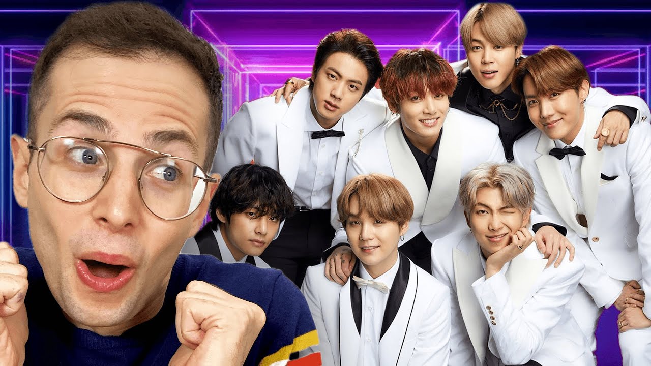 Try Guys Watch BTS Music Videos For The First Time - YouTube