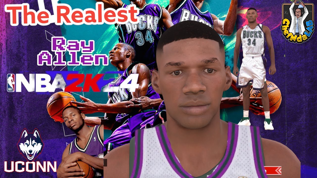 The Realest Ray Allen bucks NBA 2k24 Face Creation (Kobe Bryant Edition ...