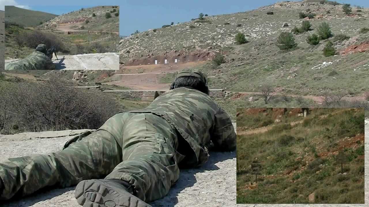 HK G3A4 firing on E-type targets. - YouTube