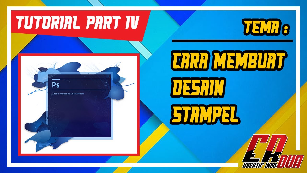 Cara Membuat Desain Stampel_Part 4_Photoshop CS6 - YouTube