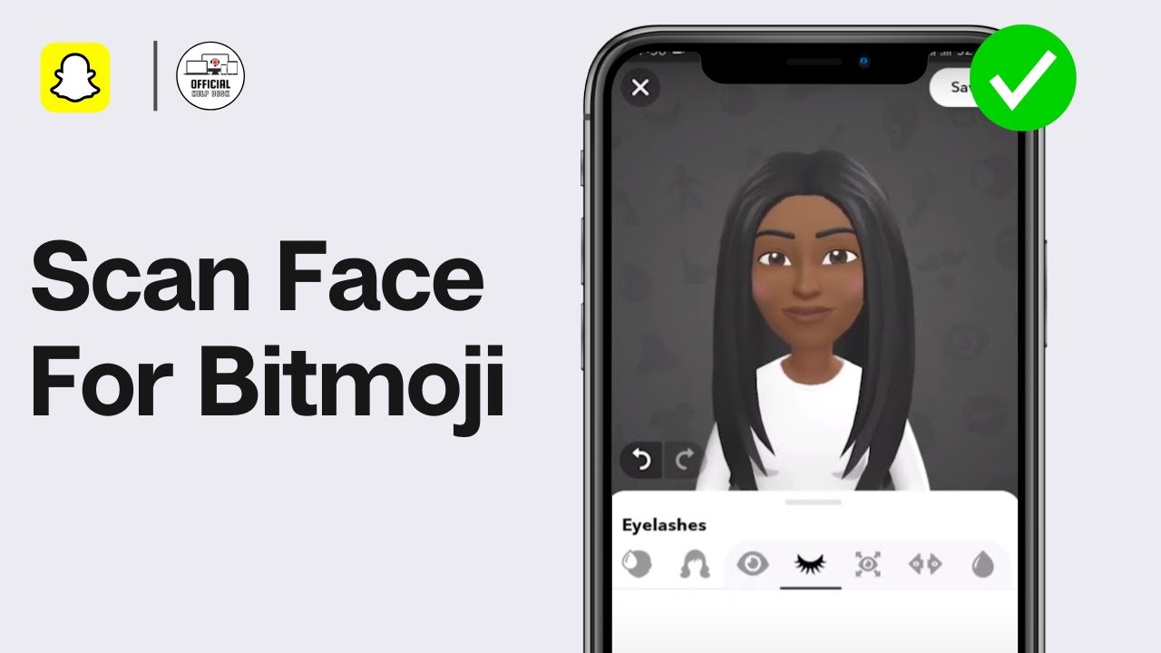 How To Scan Face For Bitmoji On Snapchat (2024 Guide) - YouTube