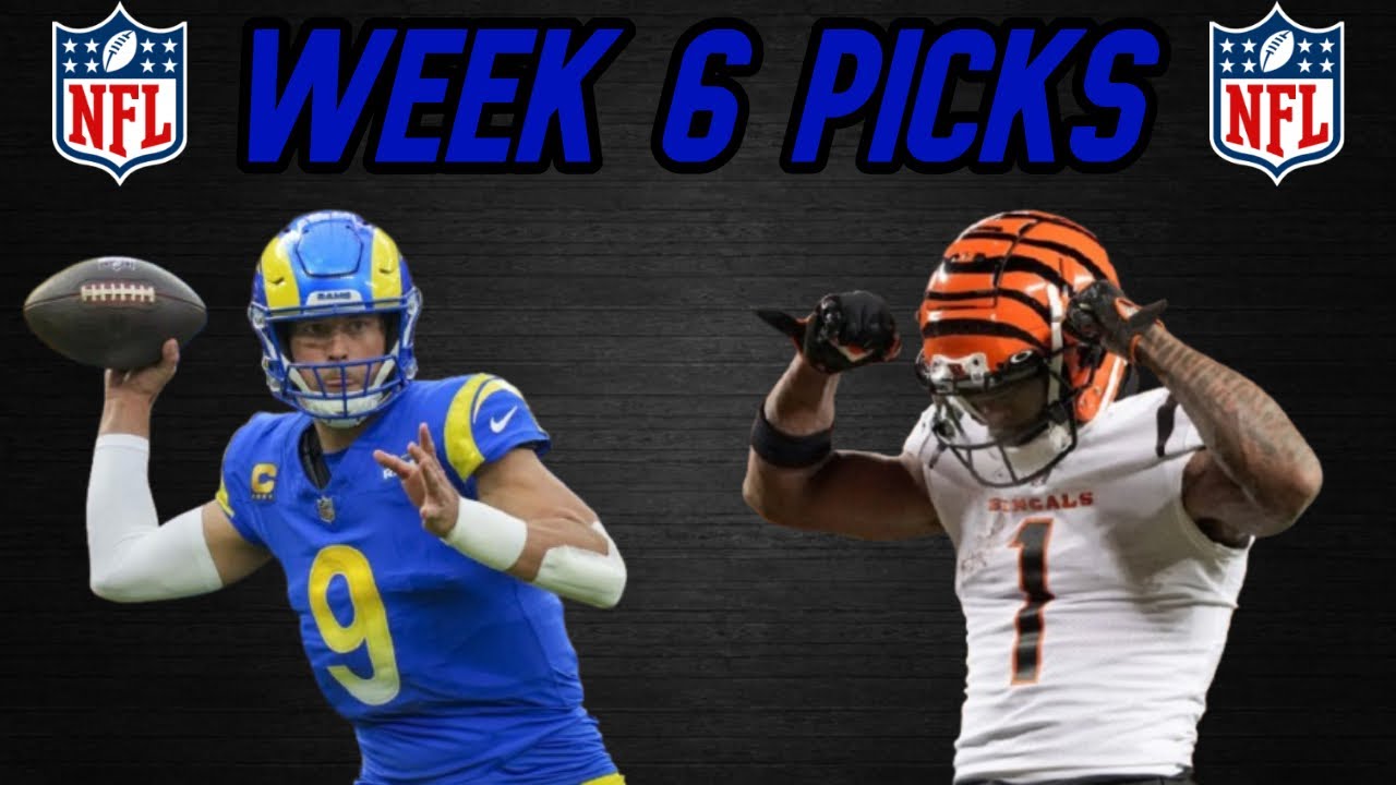 NFL Week 6 Game Picks + Power Rankings - YouTube