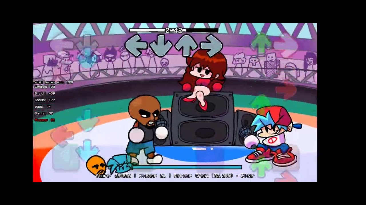 FNF Every spam moment from matt but charted Android (28 misses x'd ...