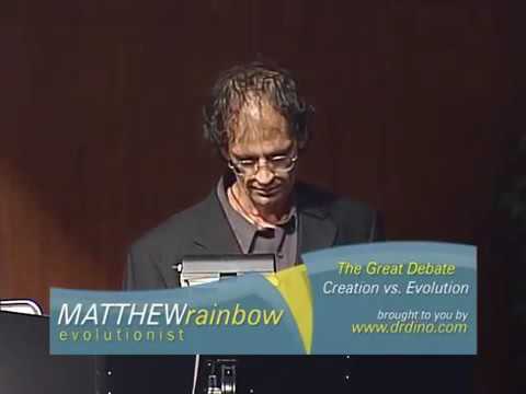 Atheist debate: Kent Hovind vs Matthew Rainbow: Evidence for Evolution? - YouTube