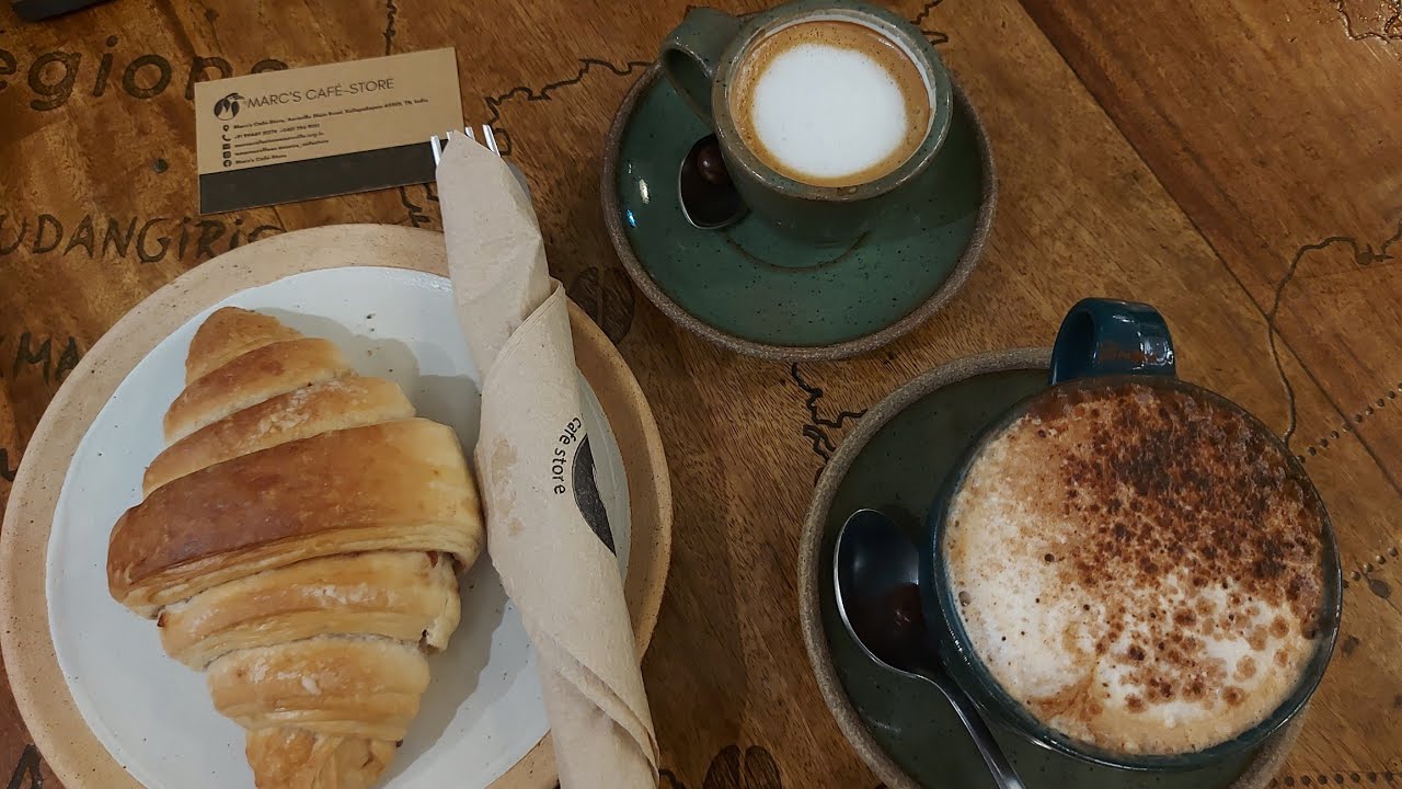 India's one of the best coffee - Marc's Cafe @ Auroville, Tamilnadu ...