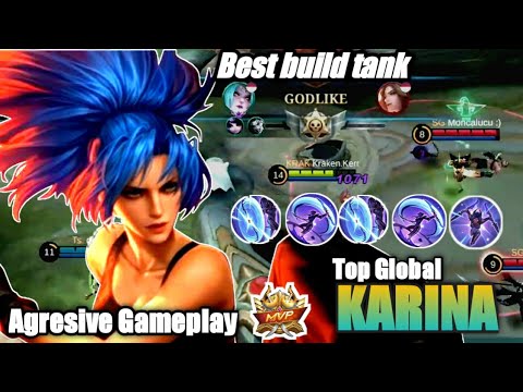 King Karina 3000 macth Best Build karina tank in 2022 - mobile legends ...