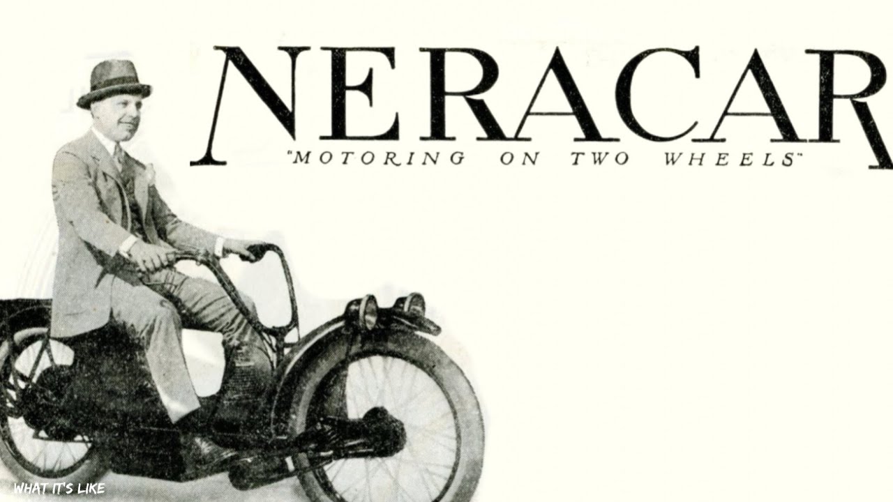 1922 Ner-a-car, the motorcycle that rides like a car - YouTube