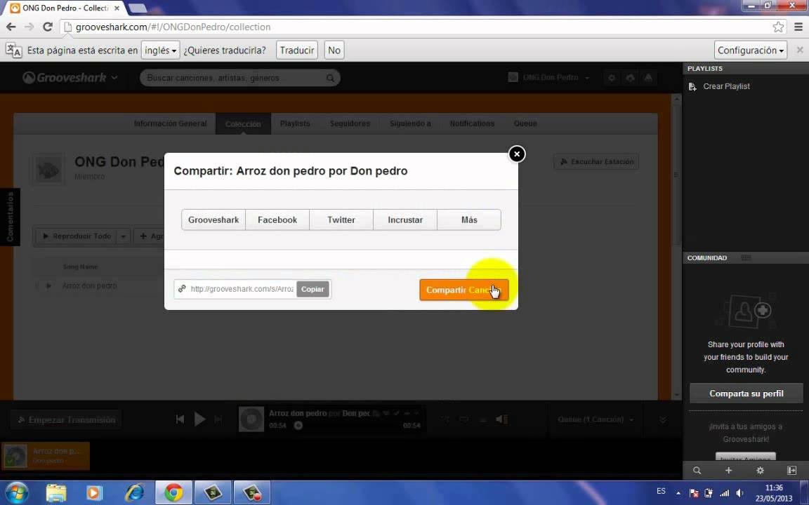 Tutorial de Grooveshark - YouTube