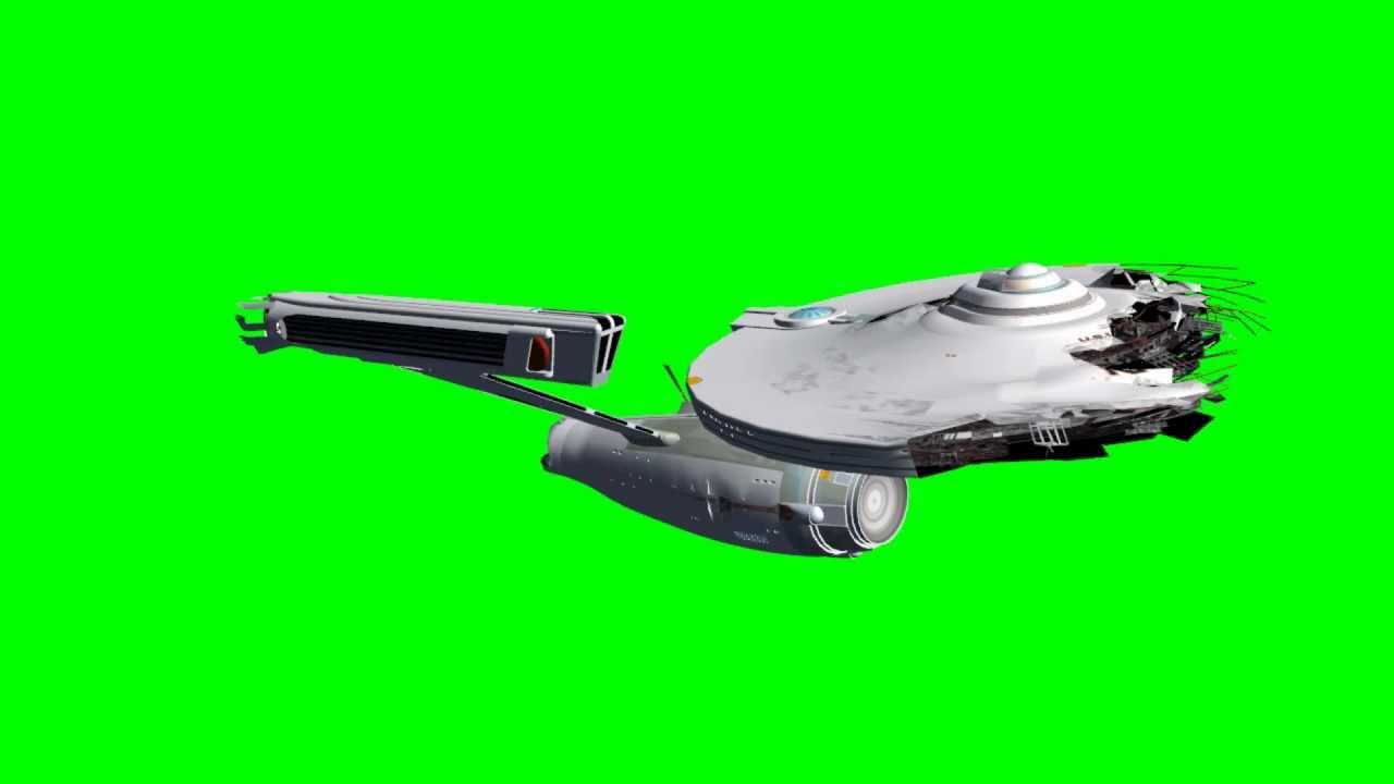 3D objects - Wreck of an Starship - free green screen - YouTube