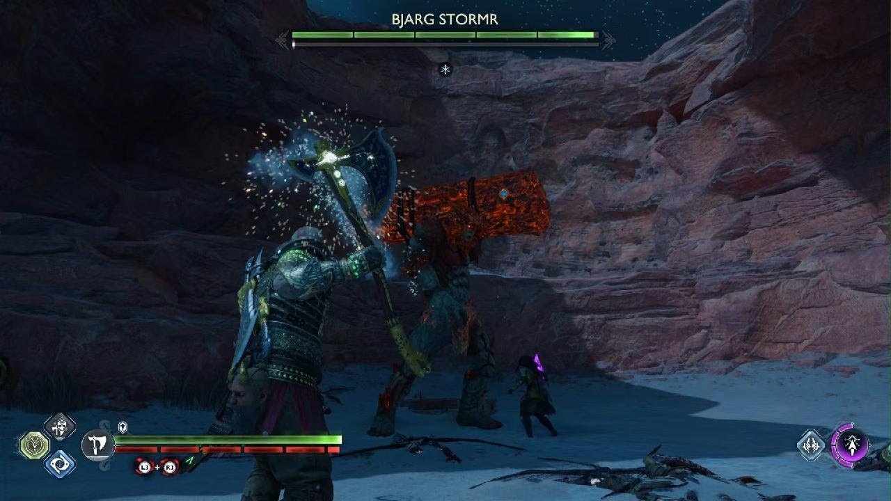 God of War Ragnarök_VS Stein Troll No. 2 - YouTube