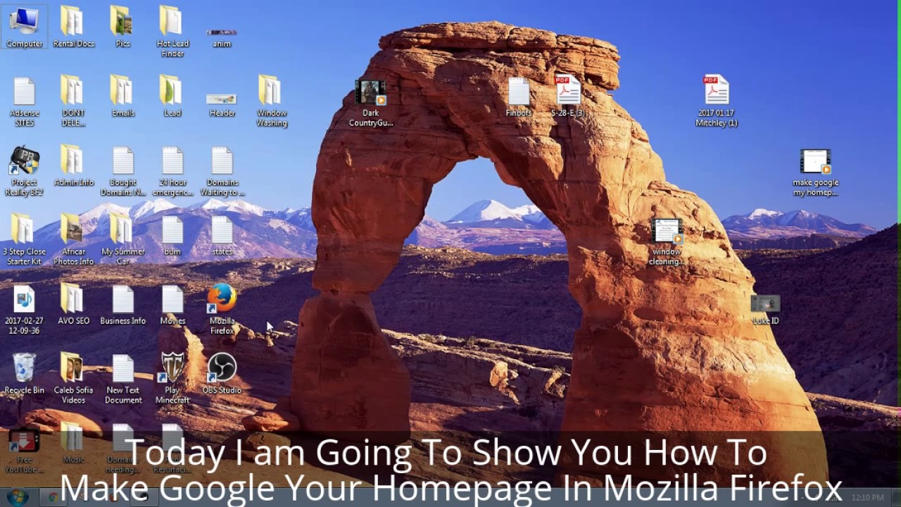 How To Make Google My Homepage in Mozilla Firefox - YouTube
