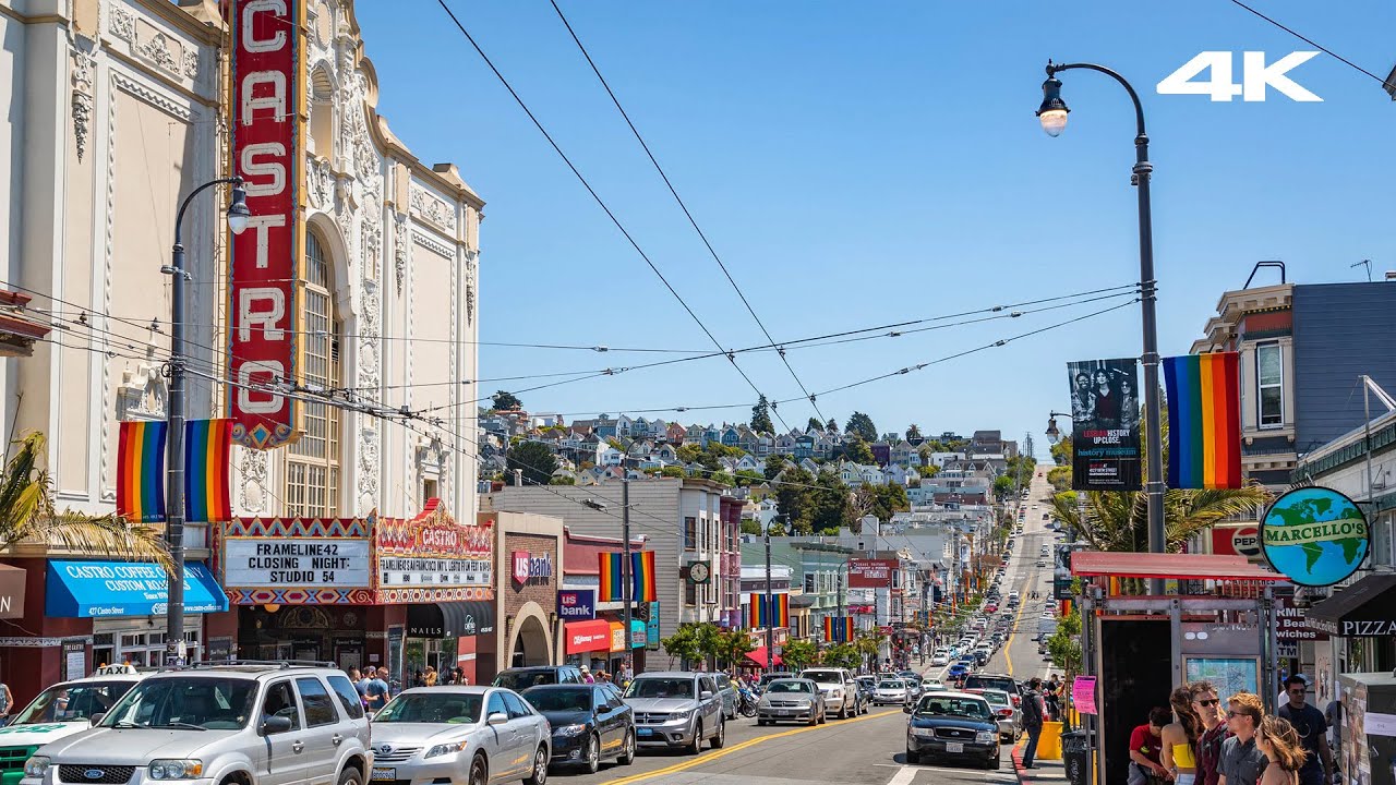🇺🇸 Castro District Walking Tour · 4K HDR - YouTube