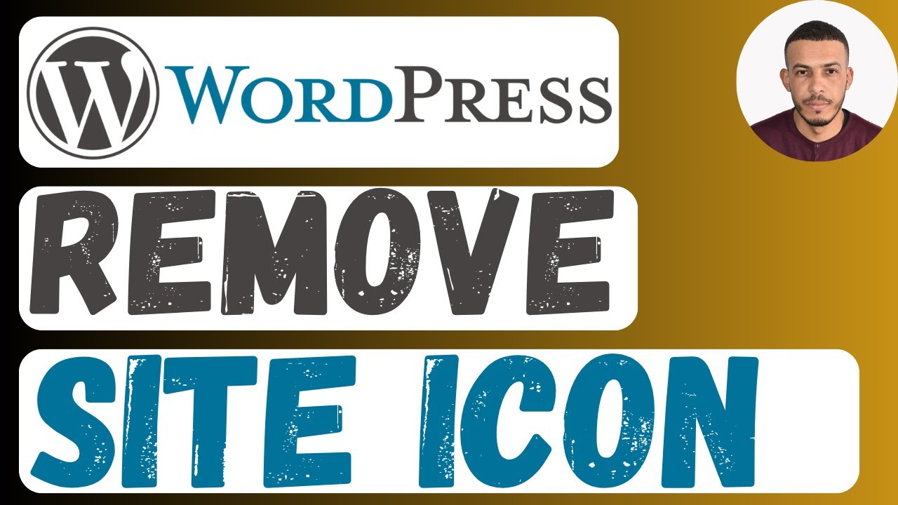 How to Delete Site Icon (Favicon) in WordPress - YouTube