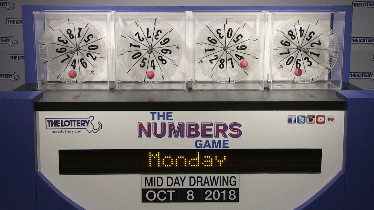 Midday Numbers Game Drawing: Monday, October 8, 2018 - YouTube