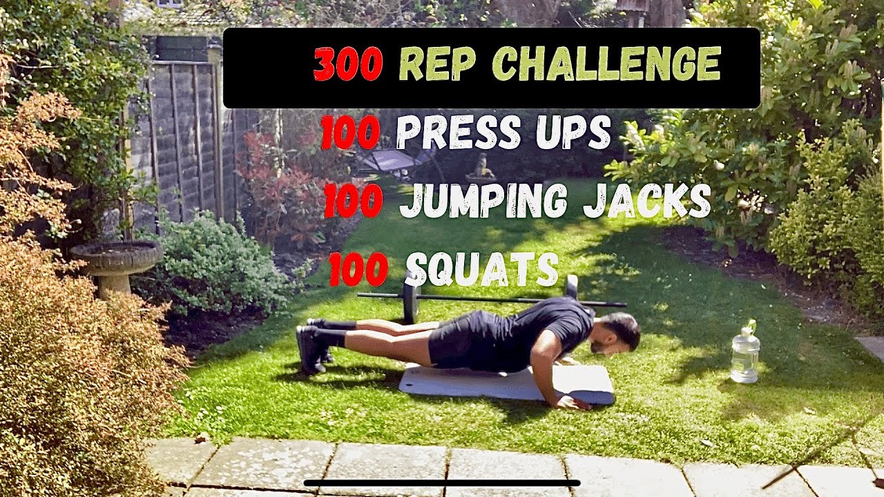 300 REP WORKOUT CHALLENGE - YouTube