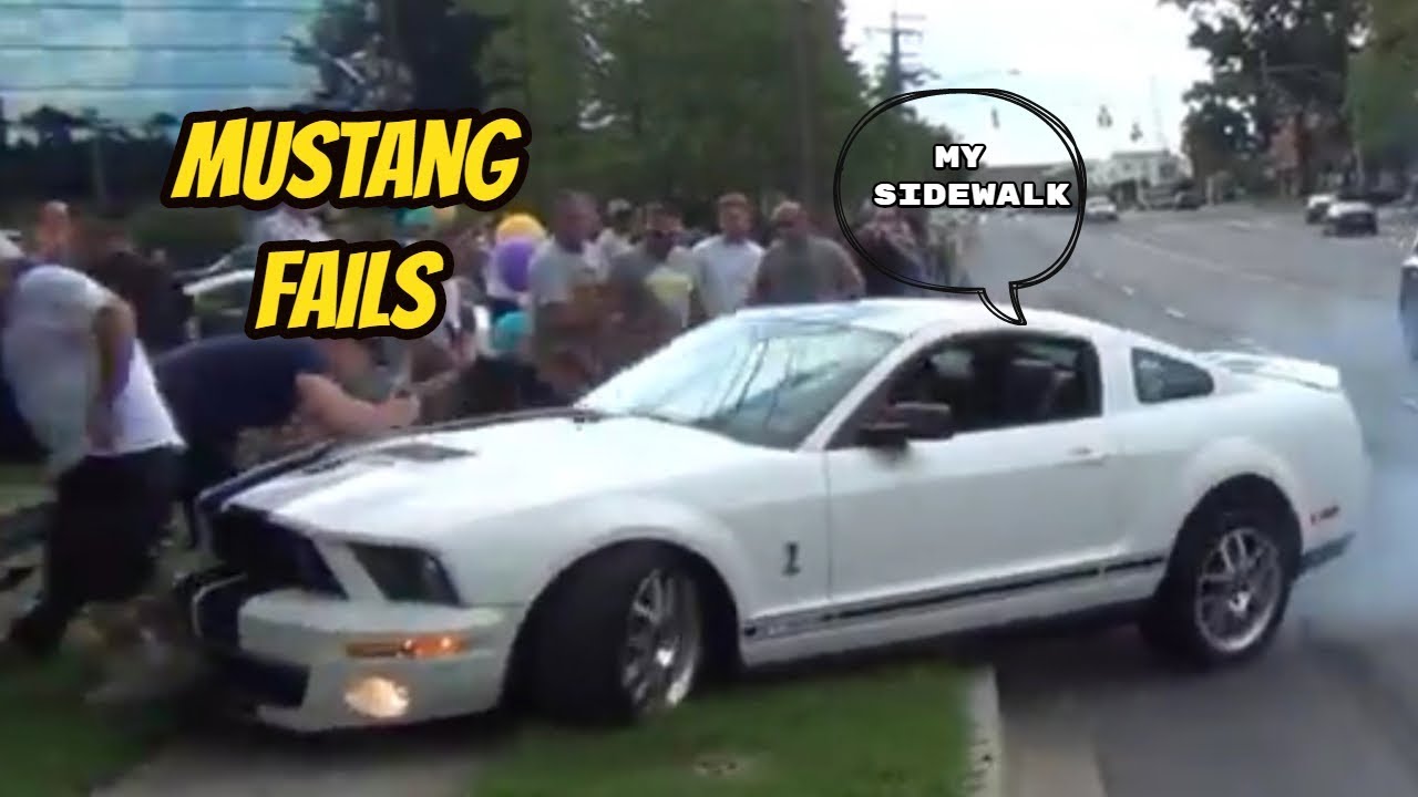 Mustang crash and fails compilation - YouTube
