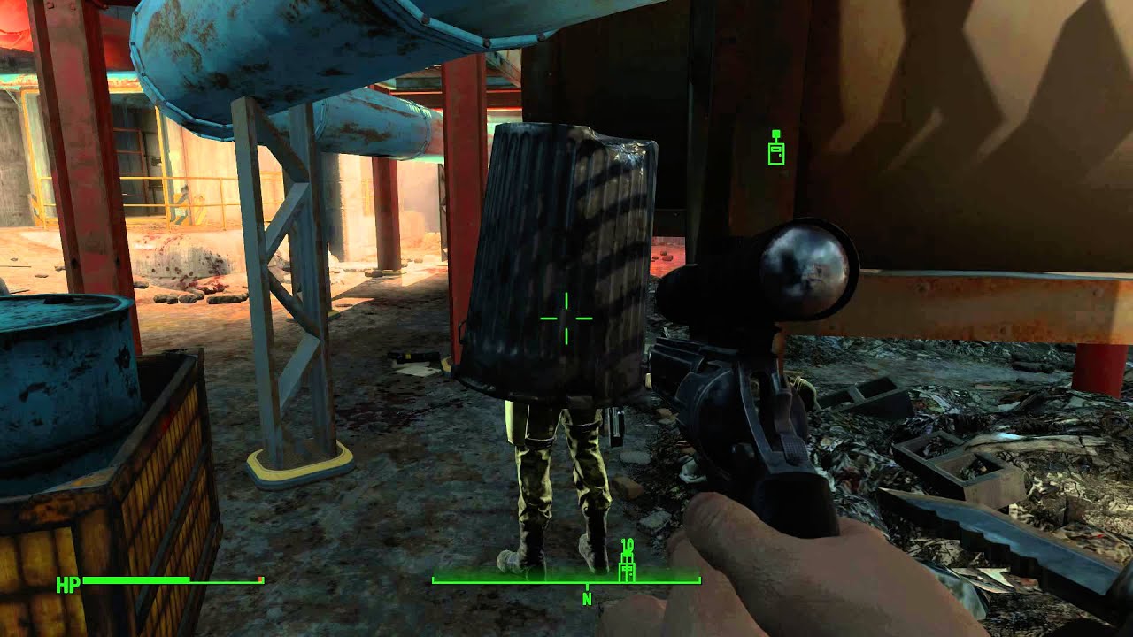 Fallout 4 has the BEST trash can armor EVER - YouTube