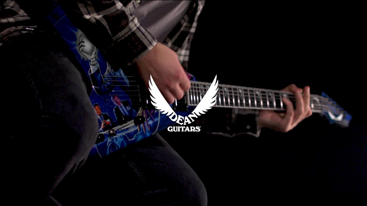 Dean V Dave Mustaine Electric Guitar, Rust In Peace | Gear4music Demo ...