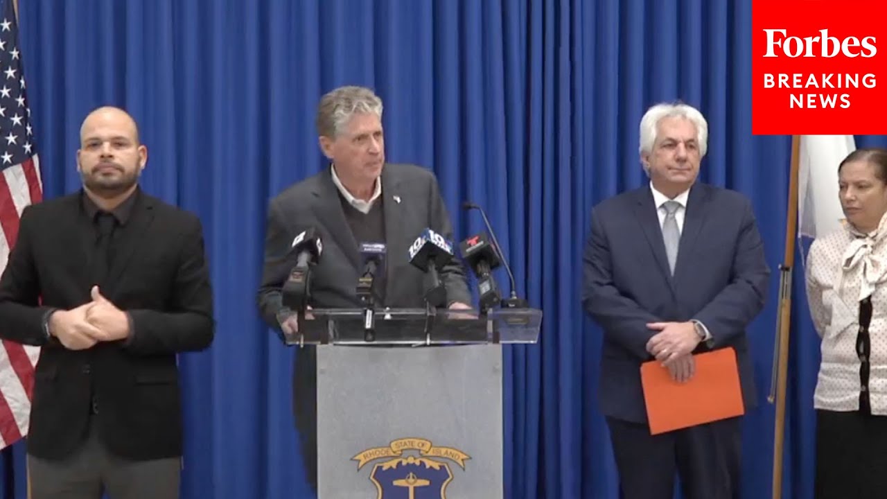 JUST IN: Rhode Island Gov. Dan McKee Holds Press Briefing About ...