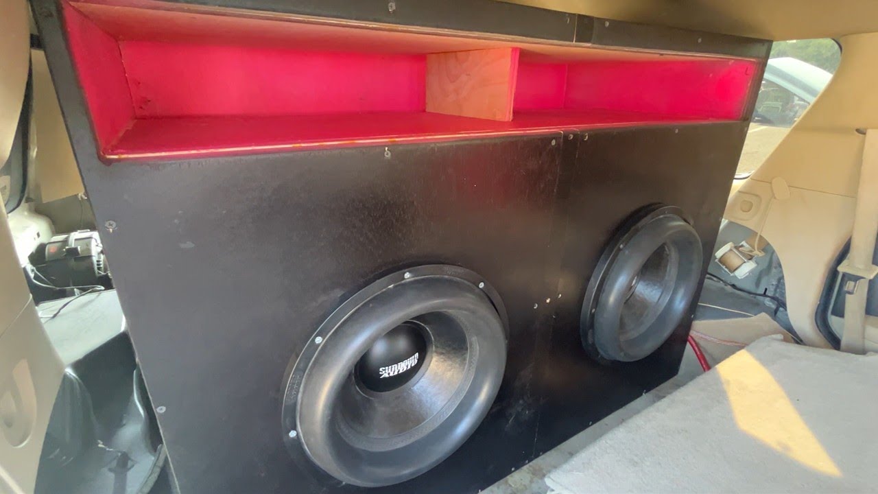 2 15S BREAKING APART PANELS! CRAZY SUBWOOFER FLEX! - YouTube