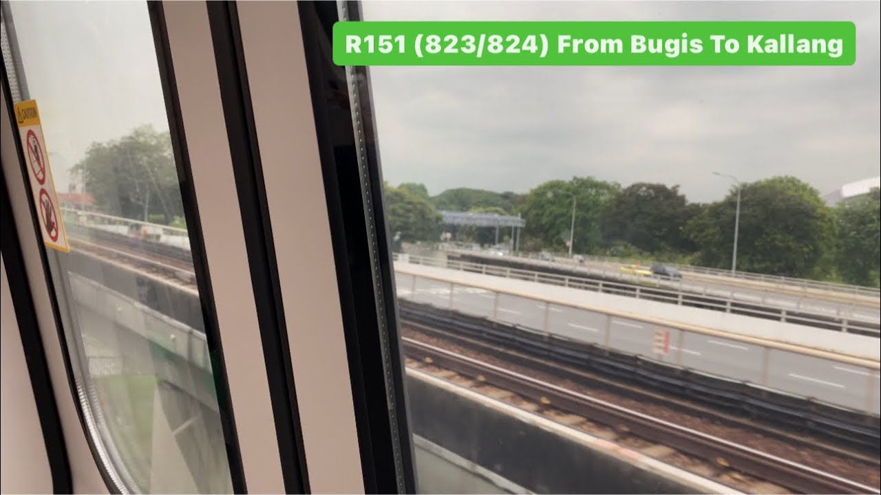 [AM Peak Debut!][SMRT] R151 (823/824) from Bugis to Kallang(1) - YouTube