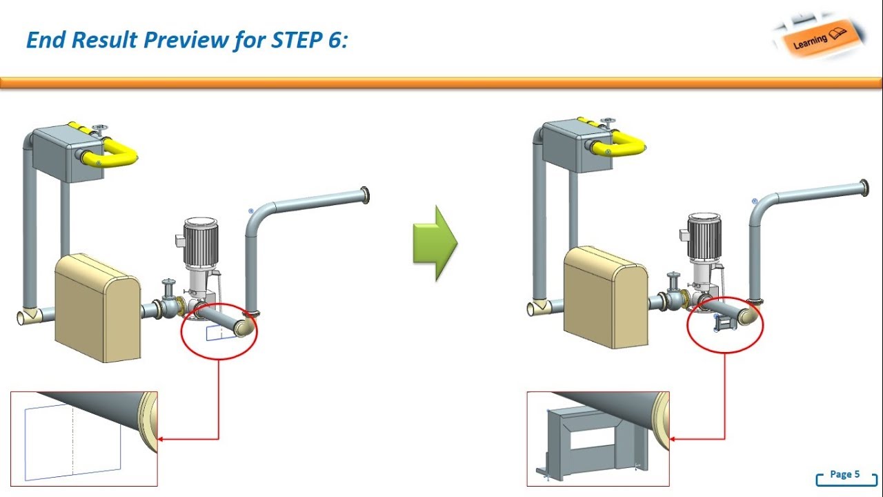 NX Mechanical Routing : STEP 6 - Construct L-Beam Support for Pipe ...