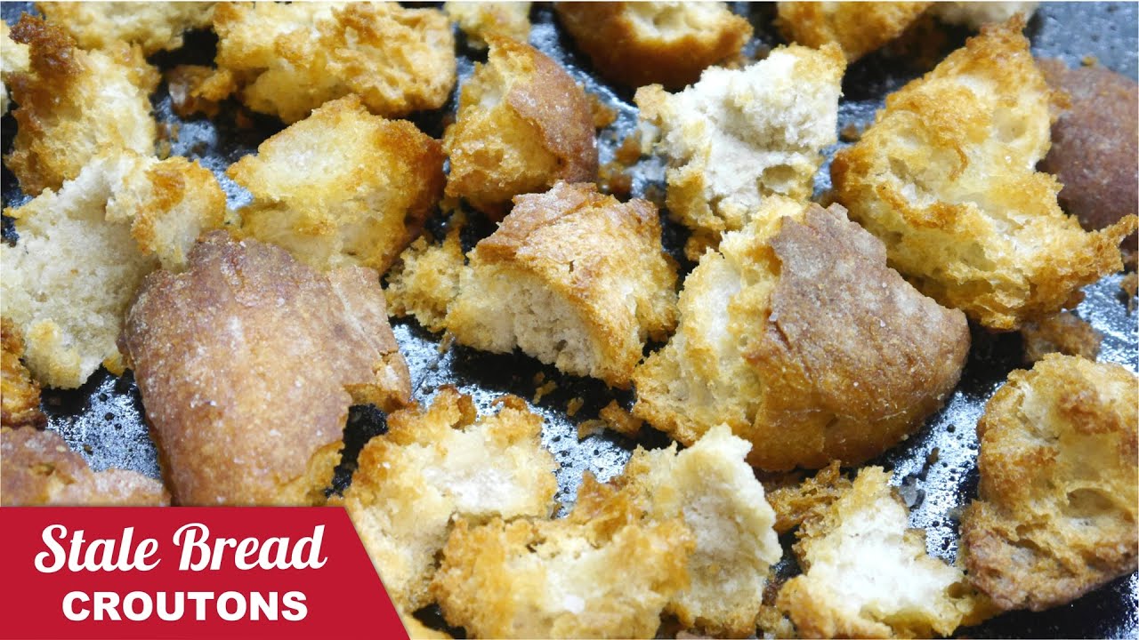 QUICK TIP — #HowToBloke makes crispy crunchy bread Croutons | Sippets ...