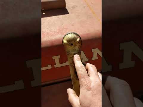 hay rake tine bar repair (bearings and bar) - YouTube