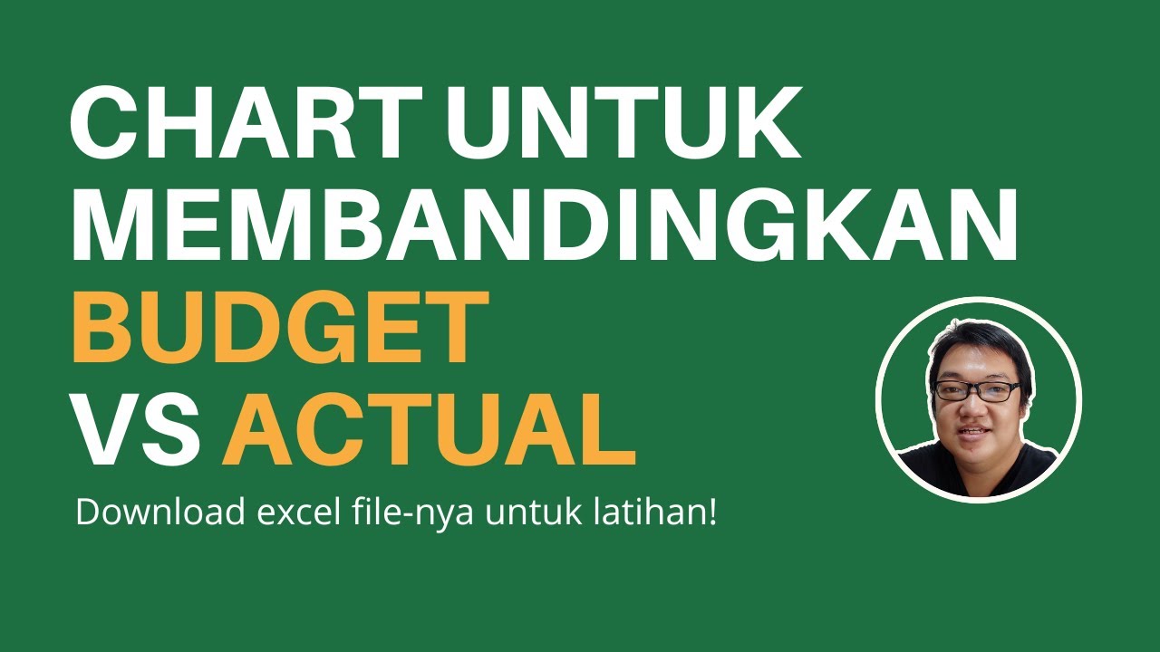 Membuat Chart Perbandingan Actual vs Budget #excelchallenge010 - YouTube