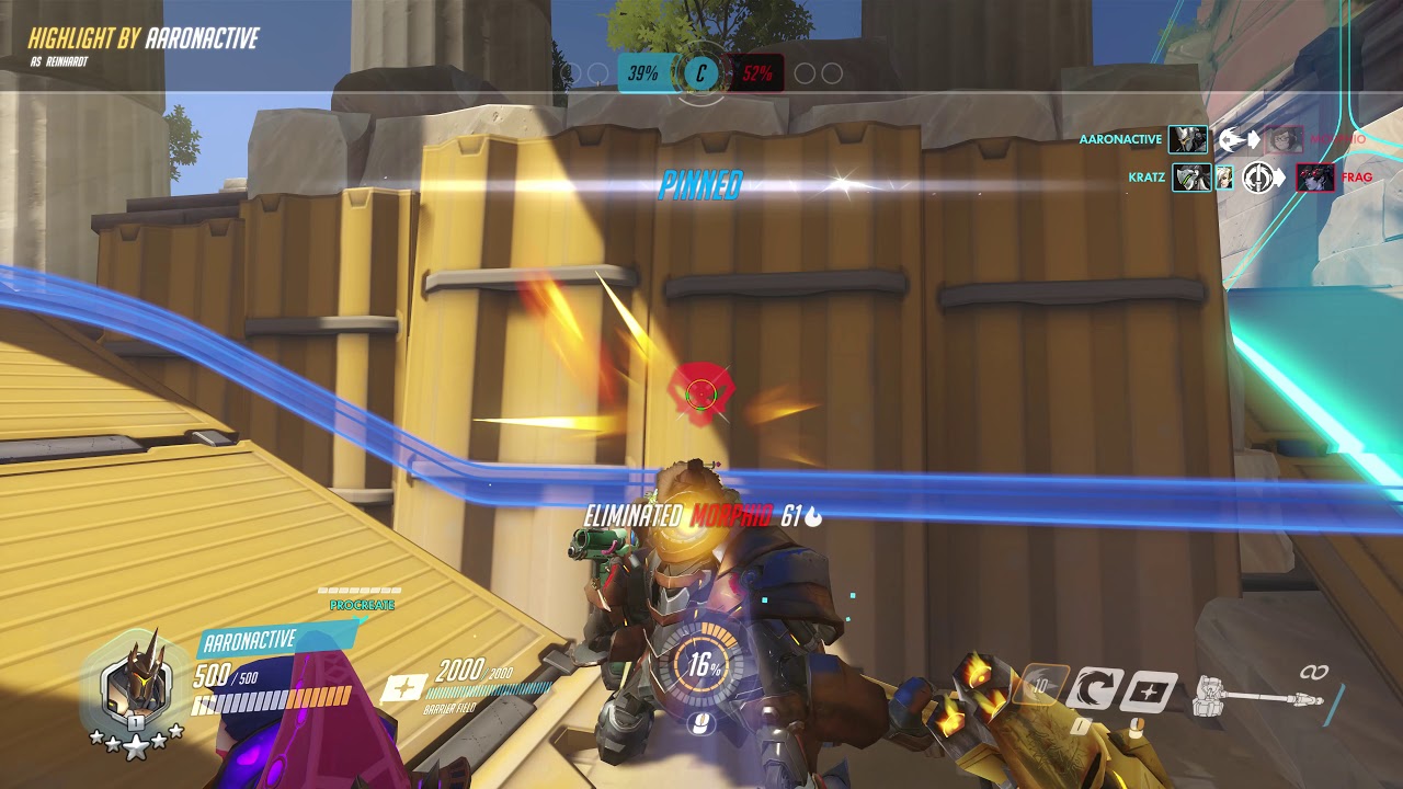 Overwatch: Rein meme teleport pin - YouTube