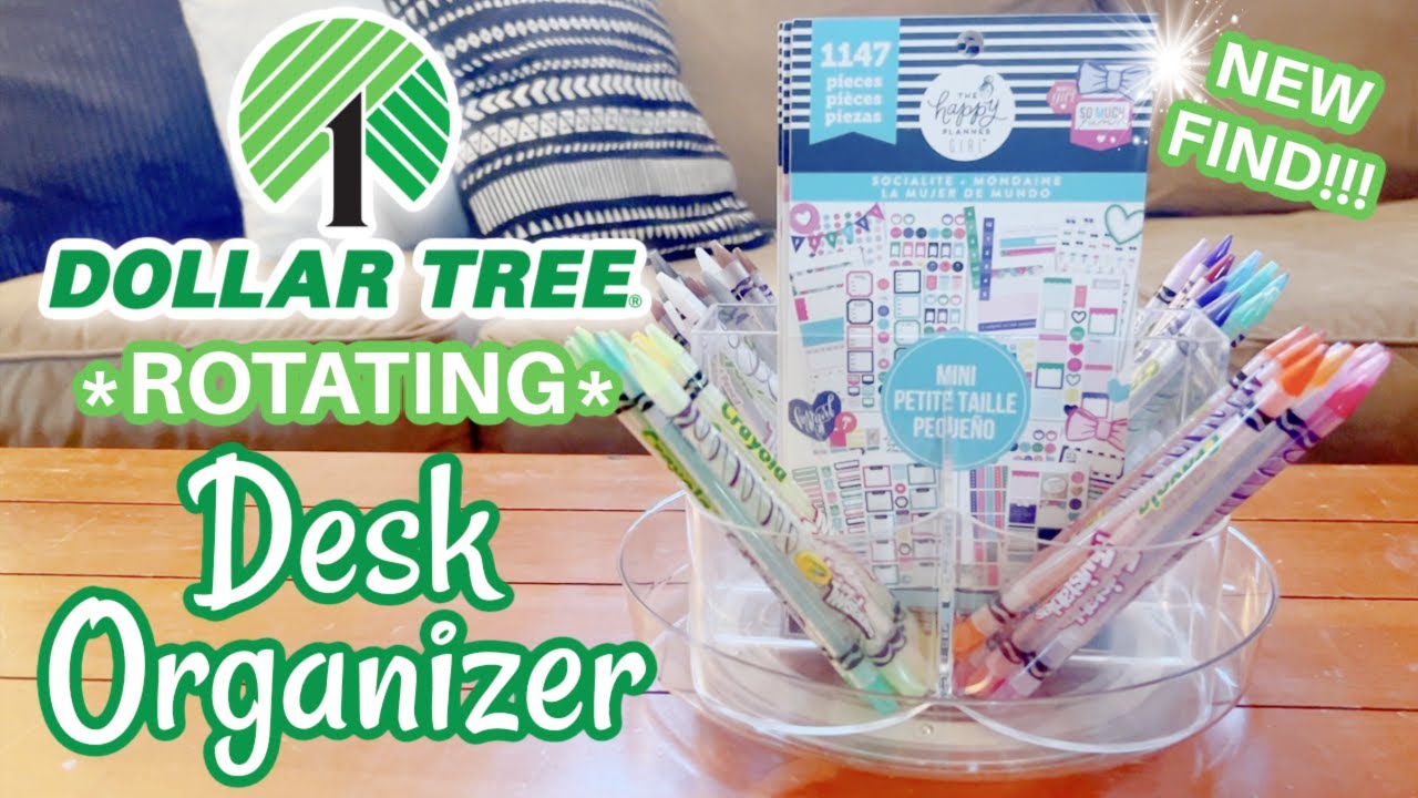 *ROTATING* Desk Organizer | Dollar Tree DIY | Make-It Monday is BACK ...