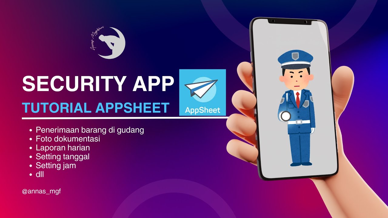 APLIKASI UNTUK SATPAM | TUTORIAL APPSHEET - YouTube