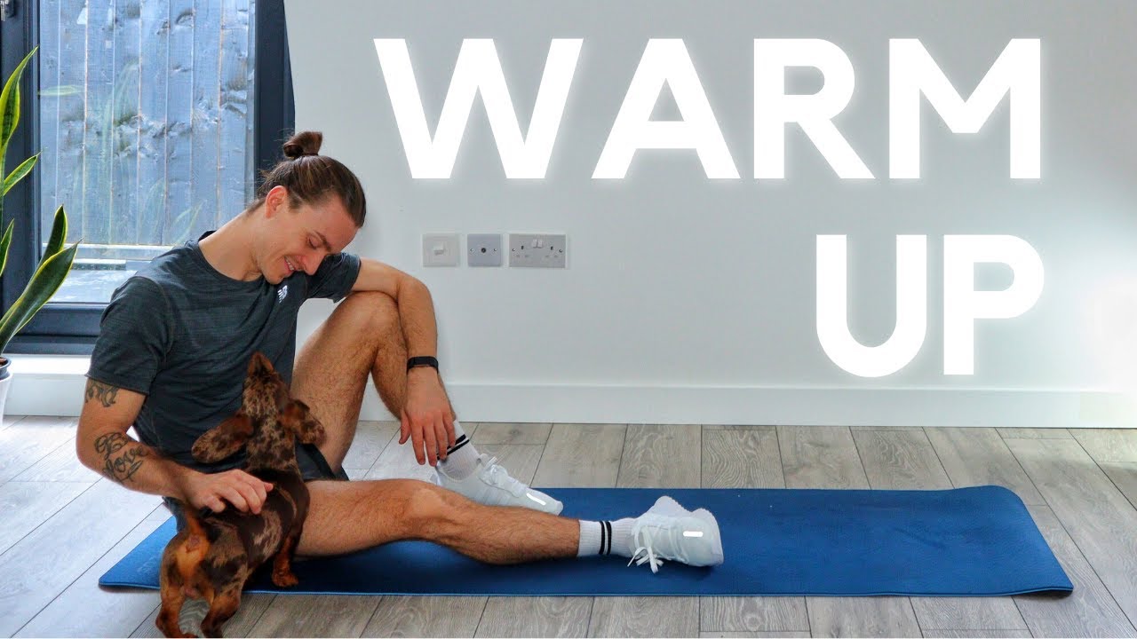 SHORT WARM UP AND STRETCH ROUTINE FOR HOME WORKOUT - YouTube