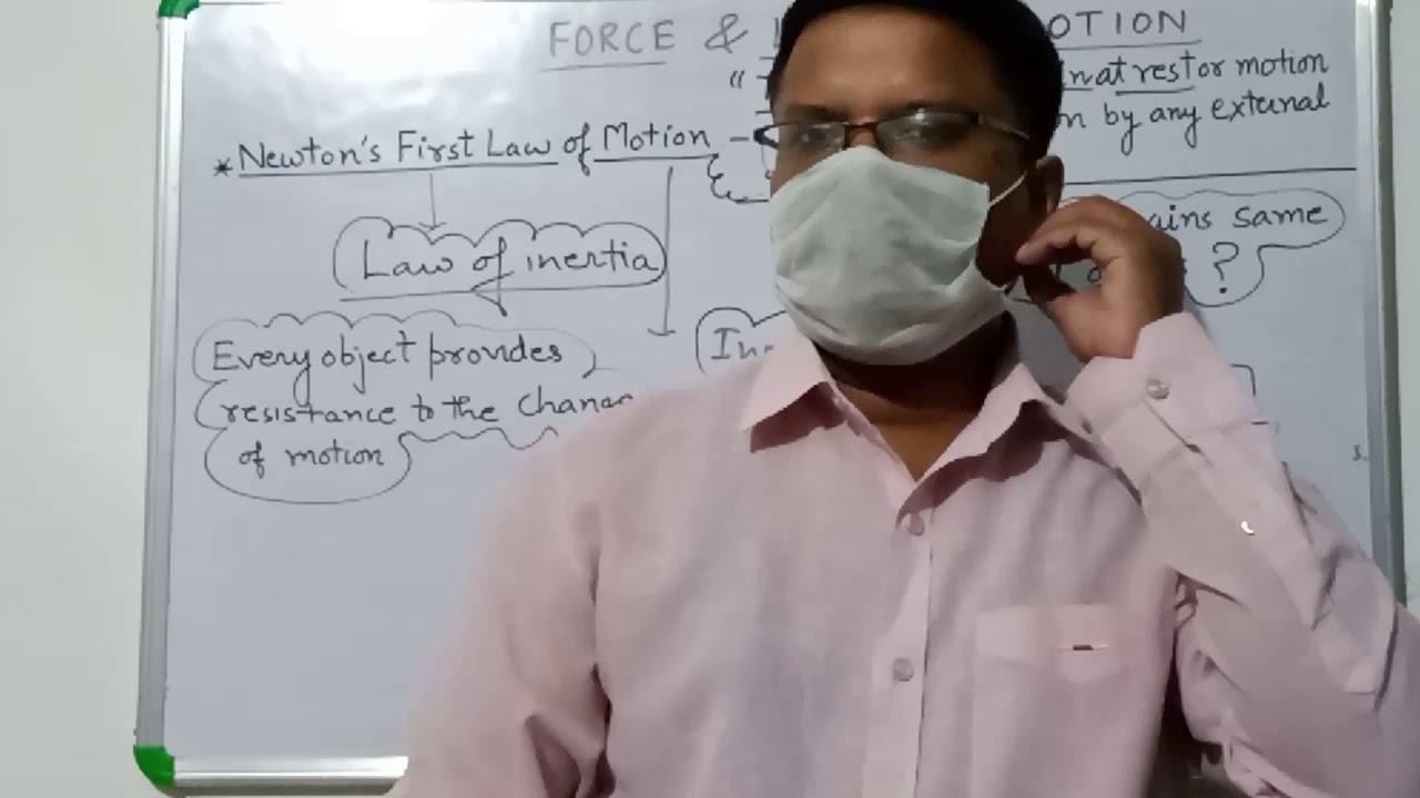 Class 9 Physics # LAW OF INERTIA - YouTube