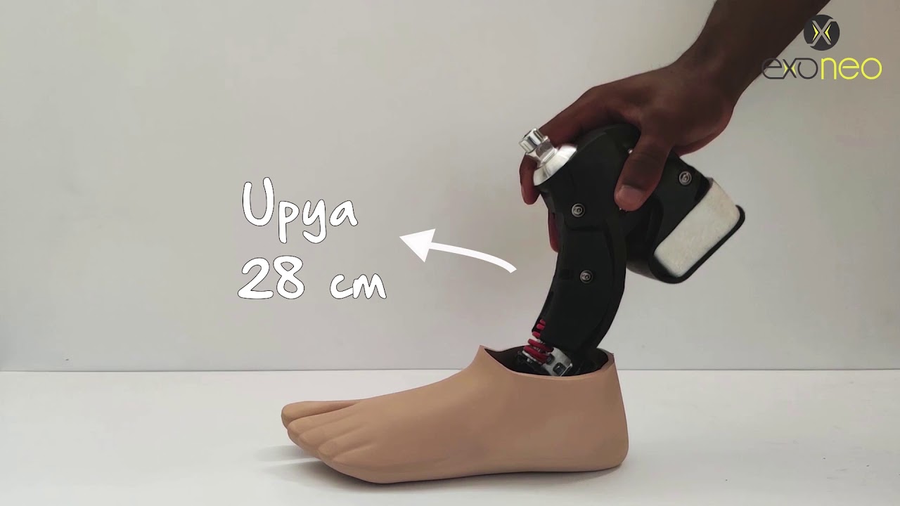 The best cover for your prosthetic foot - Upya by Exoneo - YouTube