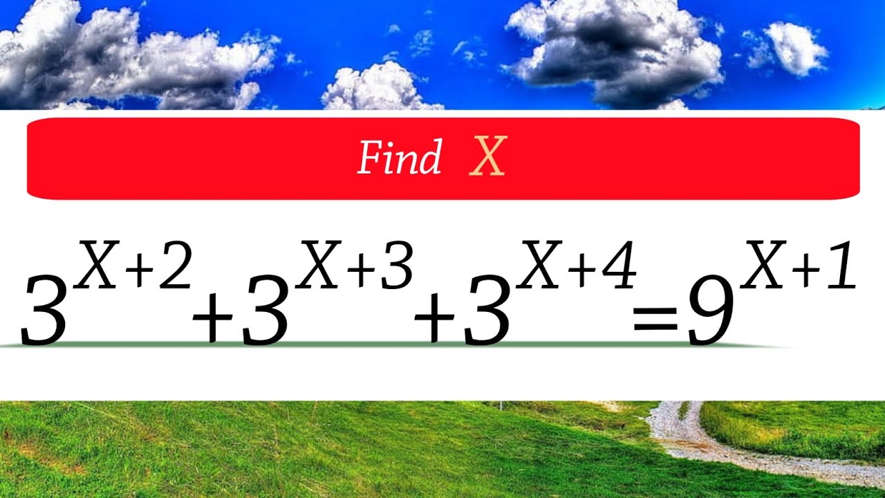 A nice Olympiad maths/ Exponential problem/#nkishor - YouTube