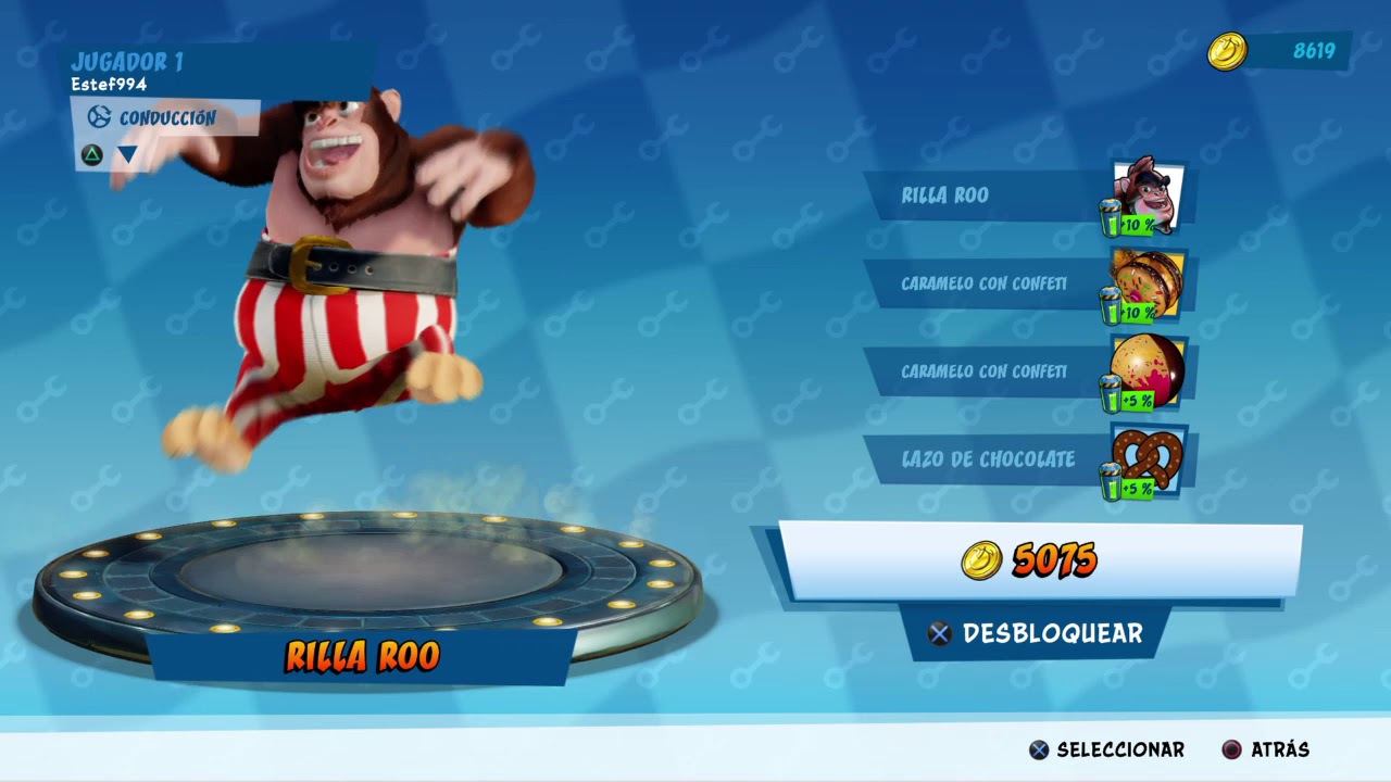 Crash Team Racing Nitro Fueled Rilla Roo - YouTube