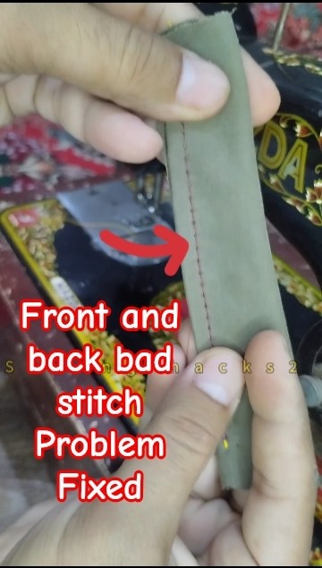Bad stich problem fixed#sewing #sewingtips #ussewtips #stitching # ...