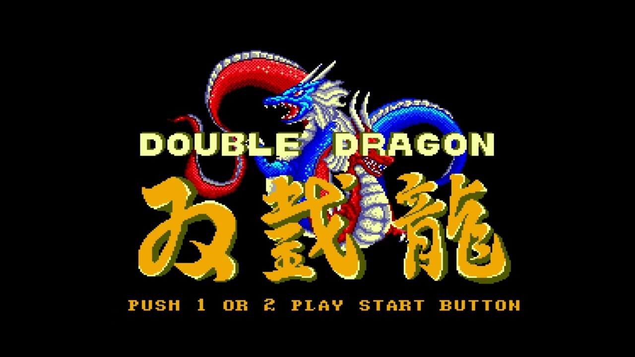 Double Dragon - Title Screen - Sega Master System (SMS) (4K HD) - YouTube