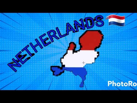 Minecraft : 🇳🇱Netherlands🇳🇱 country flag map build - YouTube