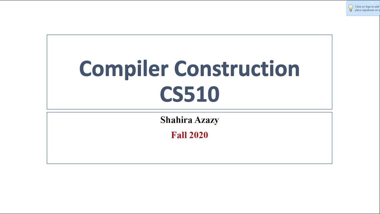 compiler 1 - YouTube