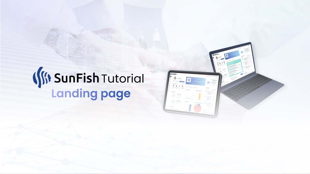 SunFish Workplaze Landing Page | SunFish Workplaze Tutorial - YouTube