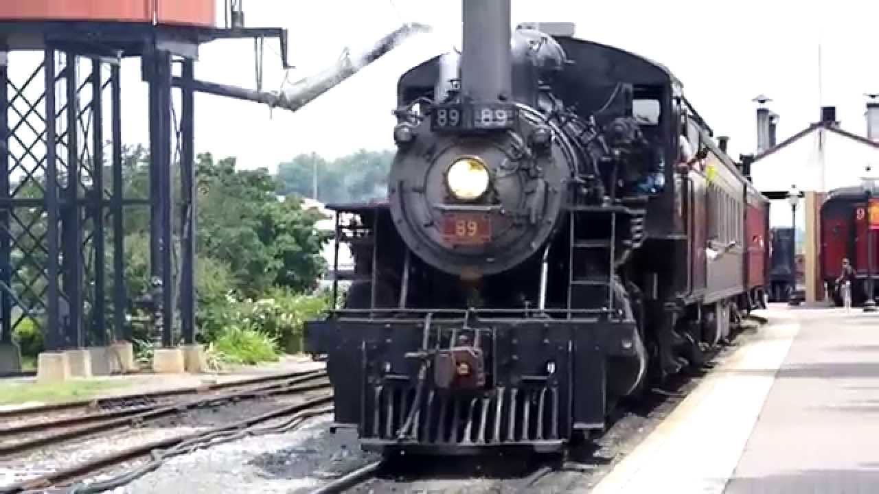 Steam locomotives operating at the Strasburg Rail Road - YouTube