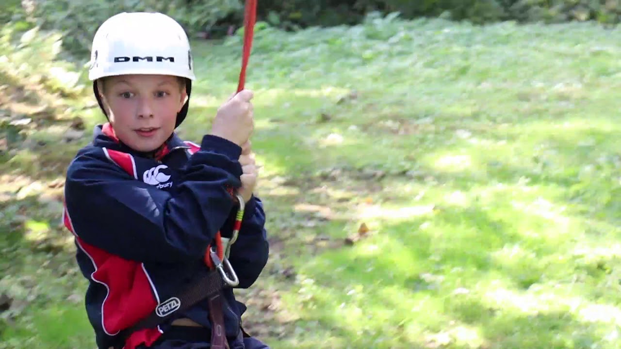 Zip Wire Fun @ Lathallan School - YouTube