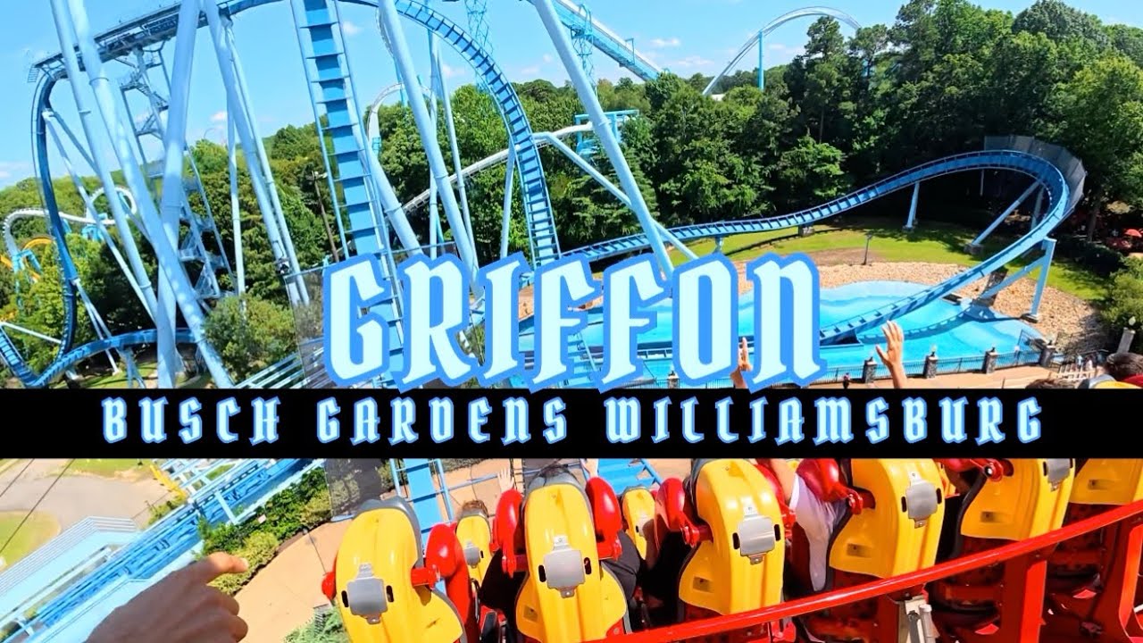 GRIFFON: Busch Gardens Williamsburg | Back Row 4K60 POV [2025] - YouTube