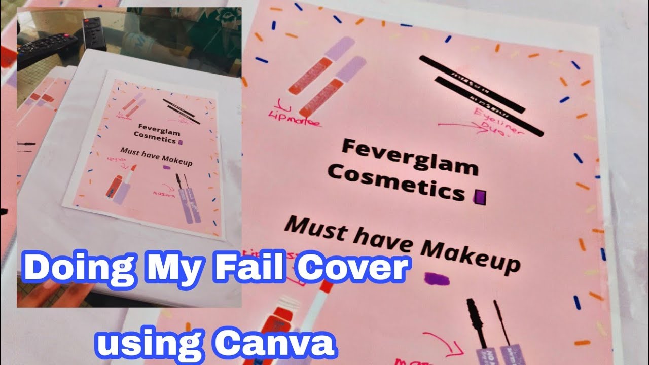 How i do my fail cover from canva 😉 #canvatutorial #weekendvibes - YouTube