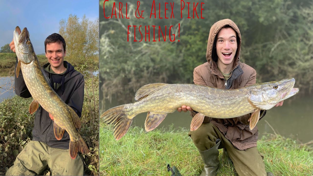 Pike fishing with Carl and Alex - We had loads! - YouTube