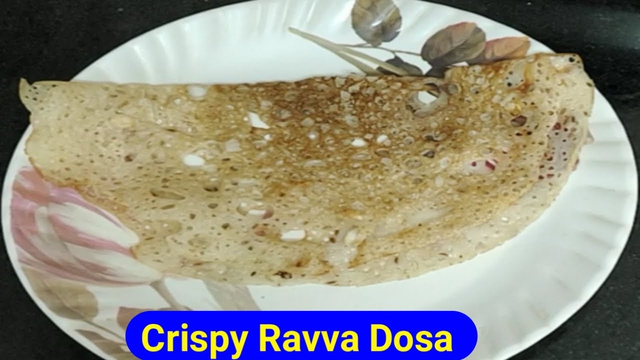 ravva Dosa recipe in telugu | hotel style ravva Dosa | Instant ravva ...